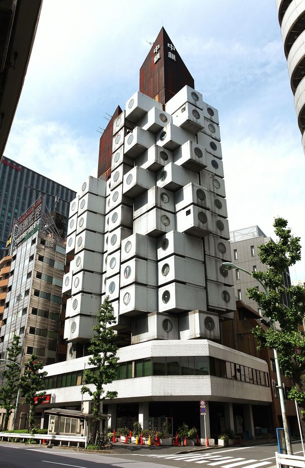 写真ギャラリー枚め黒川紀章が夢見た未来中銀カプセルタワービルの行方 東京建築物語第2回 JBpress ジェイビープレス
