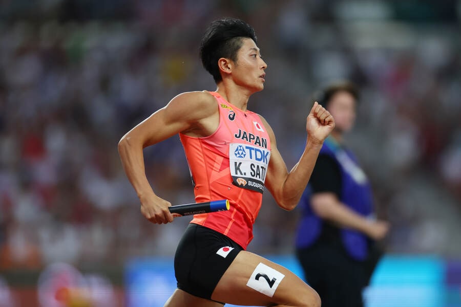 写真ギャラリー1枚め｜【熱狂パリ五輪】初のメダルを狙う男子4×400mリレー、佐藤拳太郎、中島佑気ジョセフらメンバーたちの熱い思い パリ2024オリンピック特集：陸上（2）男子4×400m ...