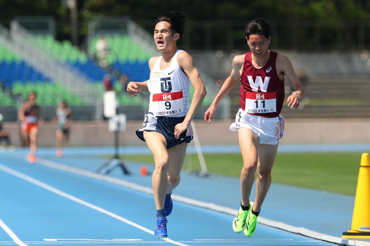 ユニバ代表をかけた男子5000mの戦い、ラストを制した松井は派遣標準記録に届かず、2位に入った鈴木が日本代表に(1/3) | JBpress (ジェイビープレス)